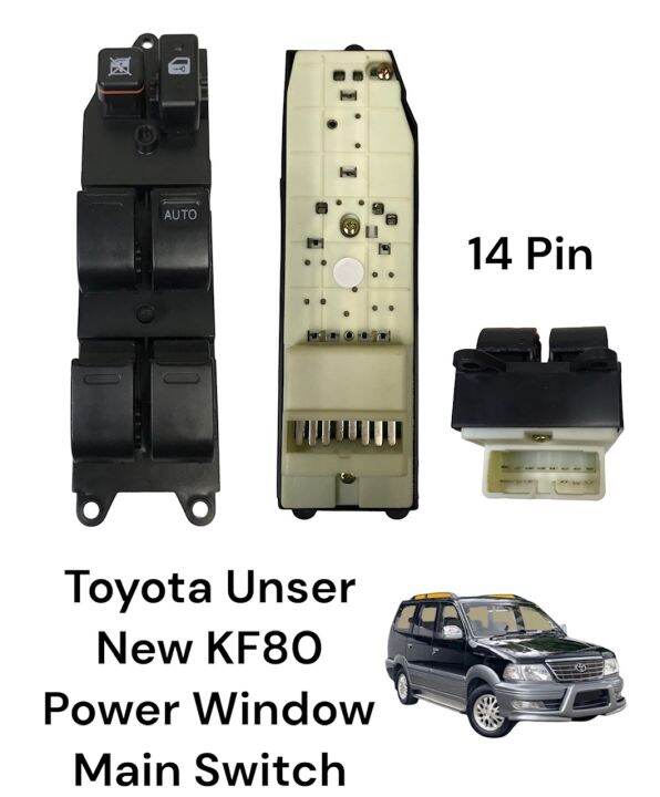 Toyota Unser New KF80 Power Window Main Switch | Lazada