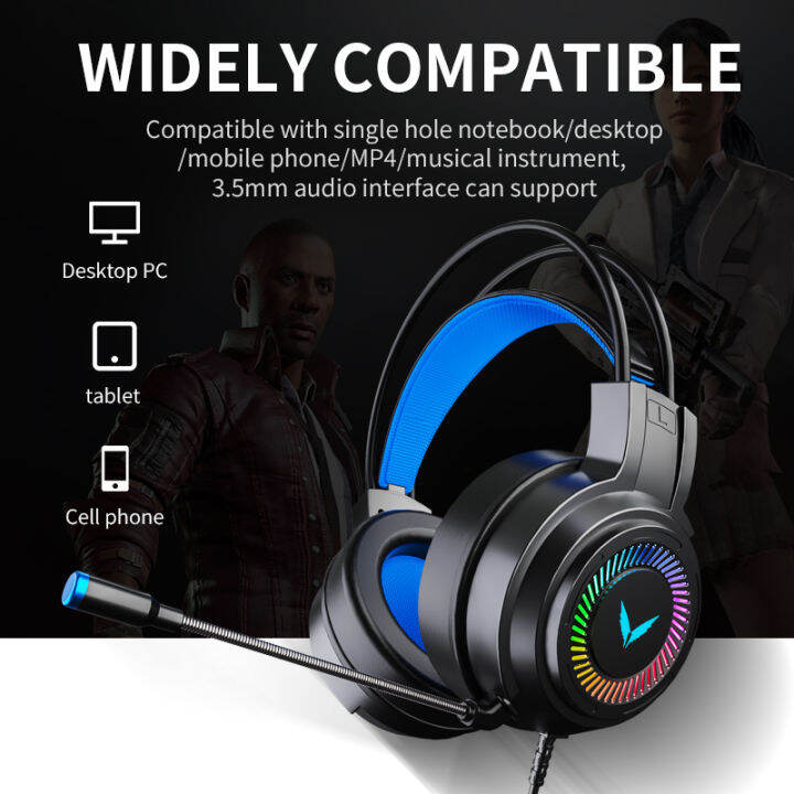 Original H&A Gaming Headsets Gamer Headphones Surround Sound Stereo ...