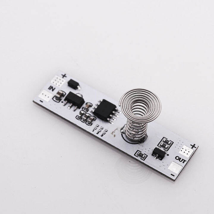 [Carmelun] DC 12V Capacitive Touch Sensor Switch Coil Spring Switch LED ...