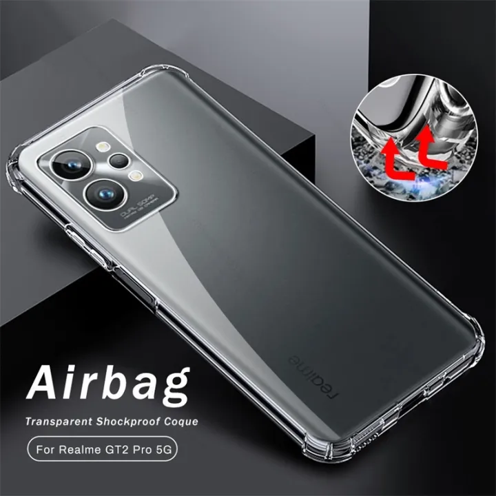 เคสกล้องสำหรับ Realme GT 2 Pro,เคสป้องกันโทรศัพท์ใส Realmi Realmy GT2 ...