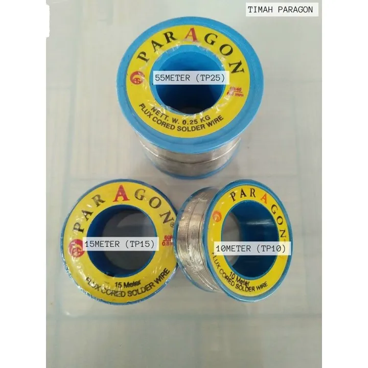 Timah Paragon 10 Meter 15 meter 55 meter harga per 1 roll /gulung ...
