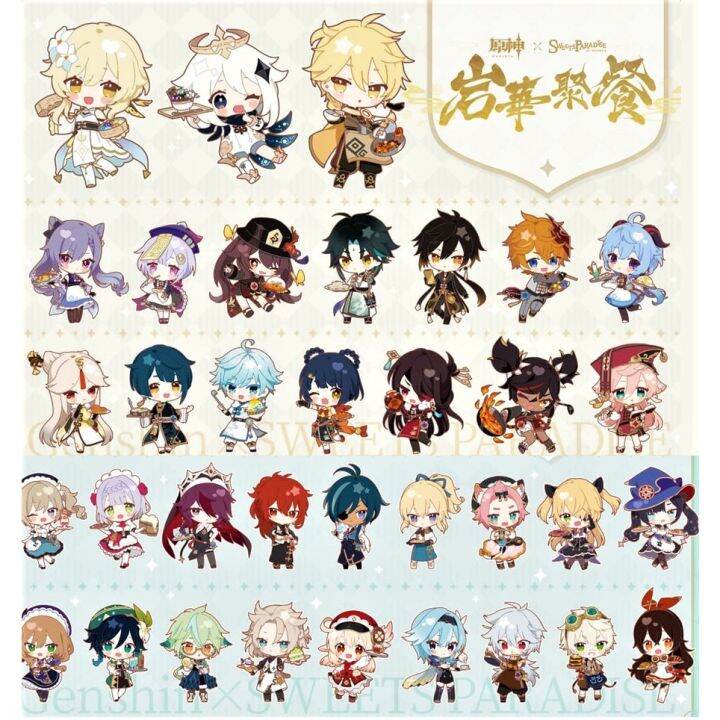 Mô hình Standee MINI GENSHIN IMPACT ver QUÁN ĂN Sweet Paradise in hình ...