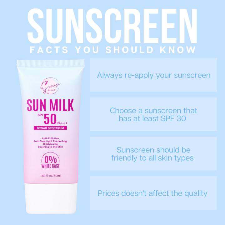 Sereese B Sun Milk Version 2 SPF50 PA+++ Broad Spectrum | Lazada PH