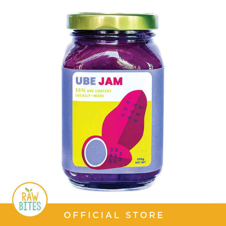 Raw Bites Ube Jam 300g (Locally Made, 55% Ube) | Lazada PH