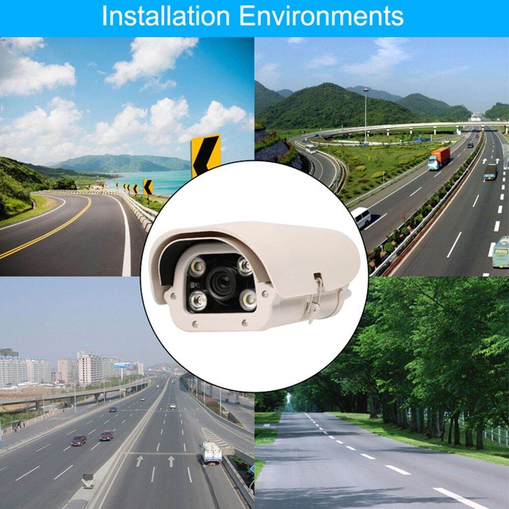 For Highway Parking Lot LPR Camera 5MP License Plate Recognition IP ...