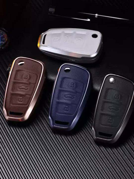 Key Fob ปกกรณีกระเป๋าสำหรับ VW G Olf 8 MK8 ID.3 ID.4 S Koda O Ctavia A8 ...