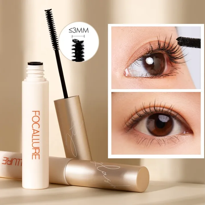 FOCALLURE 3mm Microbrush Fiber-Filled Mascara Waterproof Lightweight ...