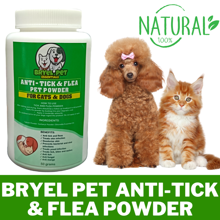 🐕🐈⚡BRYELS CARE BUY1 TAKE1 PET POWDER 50G Anti Tick and Flea Pet Powder ...