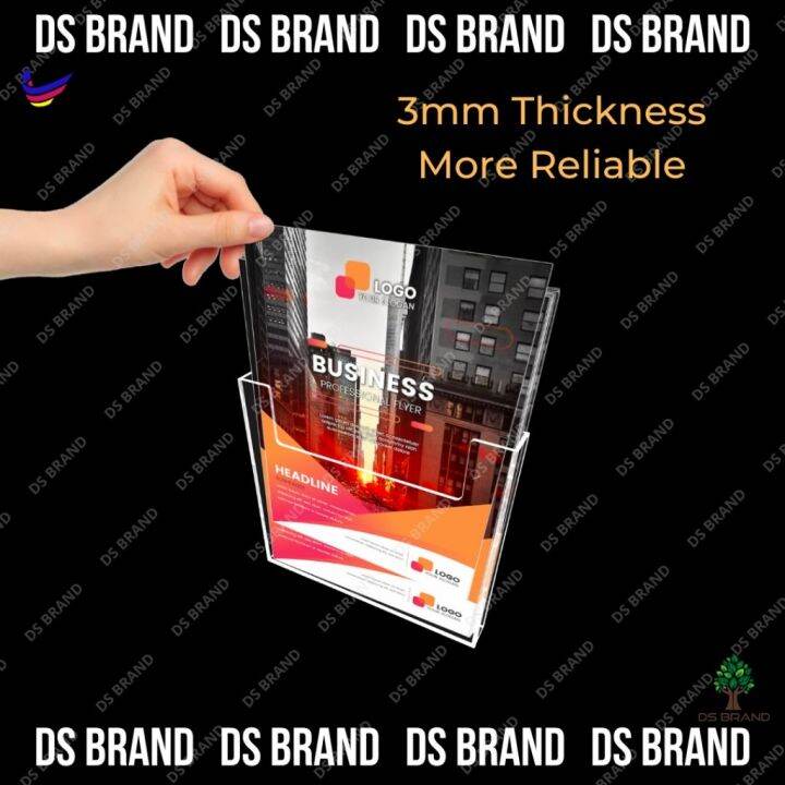 Acrylic A4 / A5 Hanging Wall Mounted Document /Clipboard /File ...