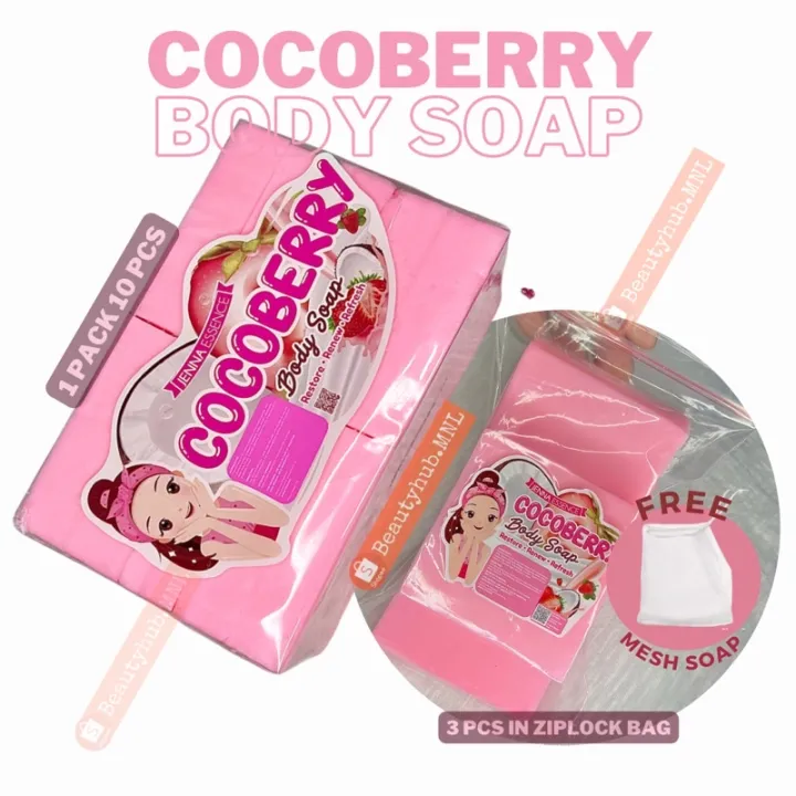 ORIGINAL 1Kg 10pcs in 1pack Cocoberry Soap By Jenna Essence Authentic ...
