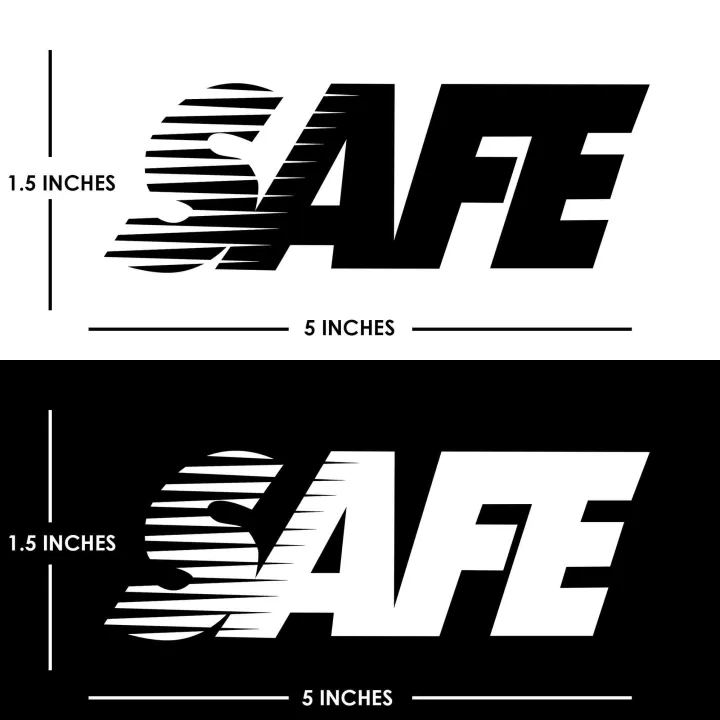 SAFE VINYL STICKER | Lazada PH
