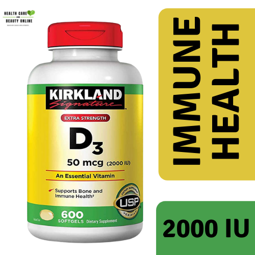 KIRKLAND D3 50 mcg (2000iu) 600softgels | Lazada PH
