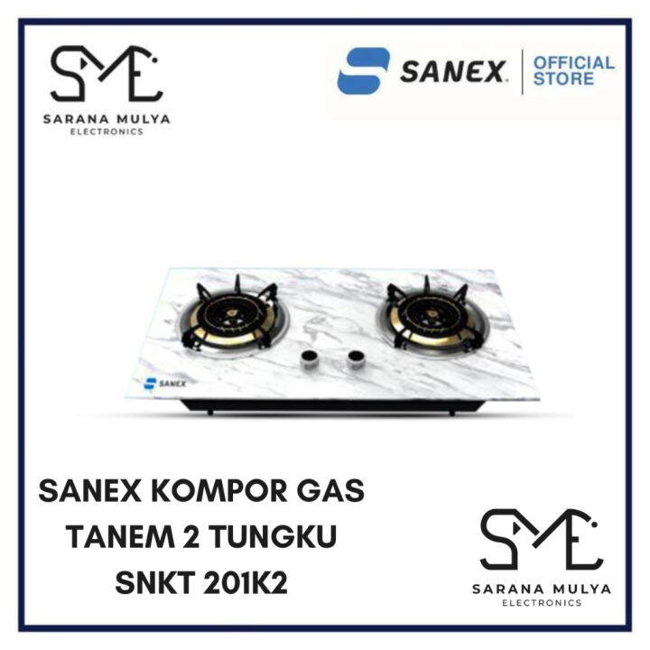 KOMPOR GAS TANAM 2 TUNGKU SANEX SNKT 201K2 - KOMPOR GAS TANAM 2 TUNGKU ...