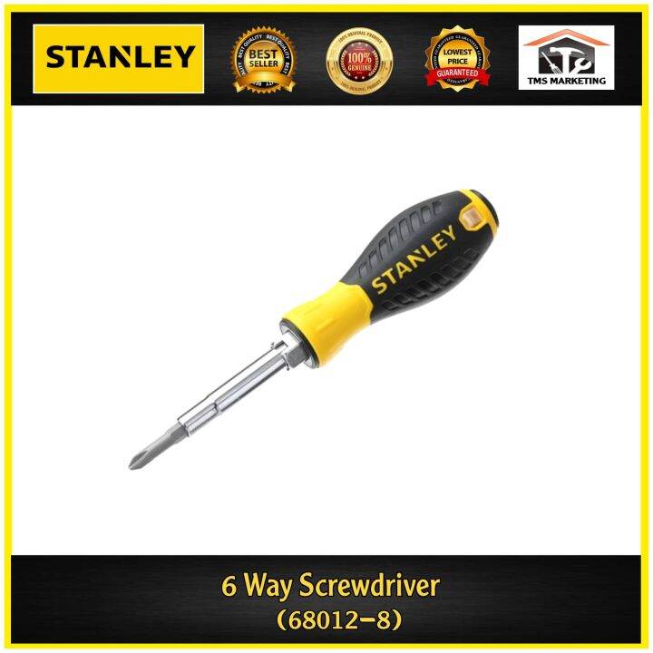 STANLEY 6 WAY SCREWDRIVER 68012-8 | Lazada PH
