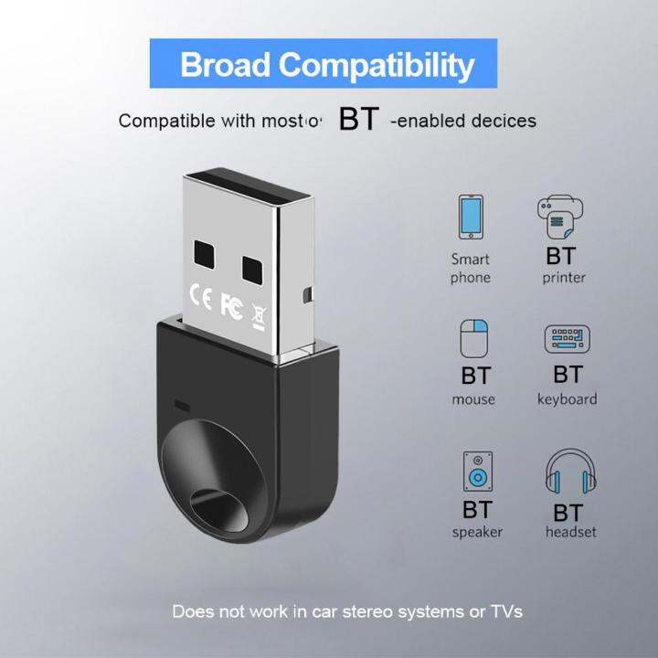 Bluetooth Adapter 5.3 Desktop Notebook Bluetooth Receiver Wireless USB ...