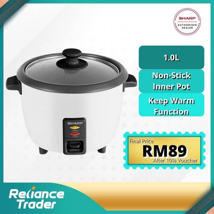 Sharp 1.0L Mini Rice Cooker KSH108GWH | Lazada