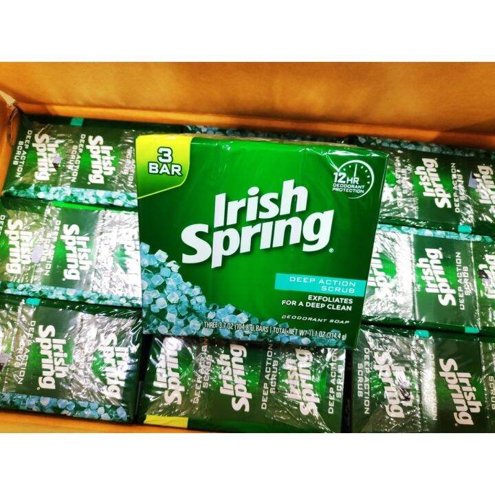Irish Spring Bar Soap 1Pack 3Bars | Lazada PH