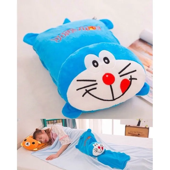 Pillow blanket 2 in 1 cartoon design doraemon | Lazada PH