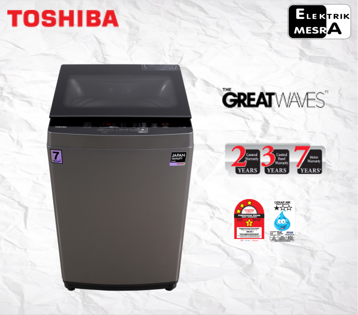 TOSHIBA 7KG TOP LOAD FULLY AUTO WASHER AW-J800AM(SG)/ TOSHIBA 7KG WASHING MACHINE AWJ800AMSG ...