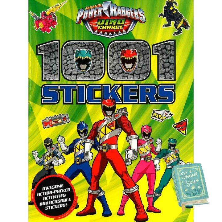 Follow your heart. ! หนังสือ 1001 Stickers 2 Power Rangers: 1001 Power ...