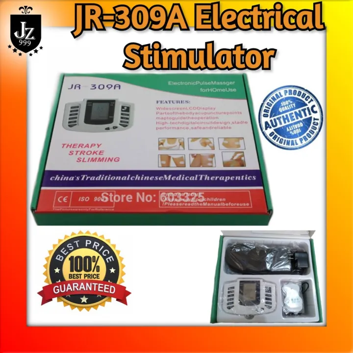JR-309A Electrical Stimulator Full body Therapy Massager Tens | Lazada PH