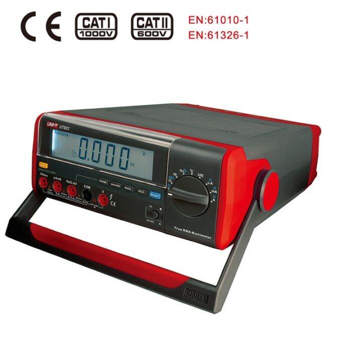 UNI-T UT803 UT-803 Bench Top Digital Multimeter 1000V 10A Volt Amp Ohm ...