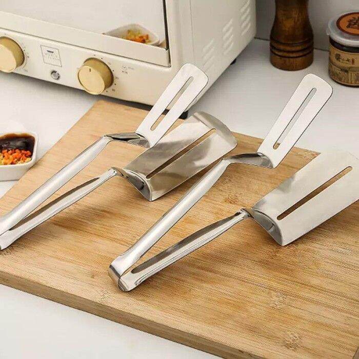 Capitan Daging Steak / Klip Penjepit Gorengan Stainless Steel / BBQ ...