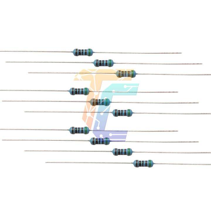 10pcs 5 band 510 ohms resistor 0.25w 1/4W Metal Film Resistor Kit 1% ...
