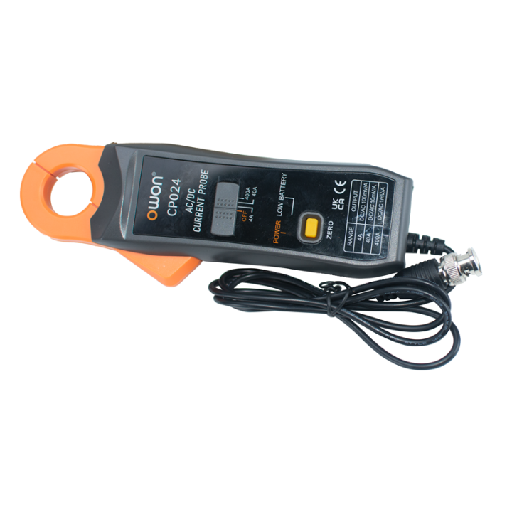 Owon Upgraded Cp024 Dc 200khz 400a Bandwidth Ac Dc Current Clamp Probe Tester Oscilloscope