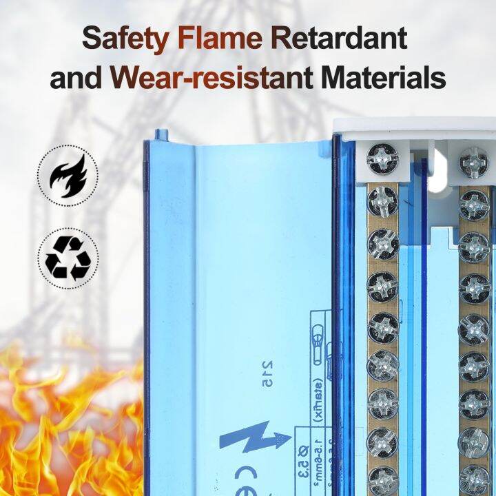 Terminal Distribution Box Connection Box Junction Box with Cover Din ...