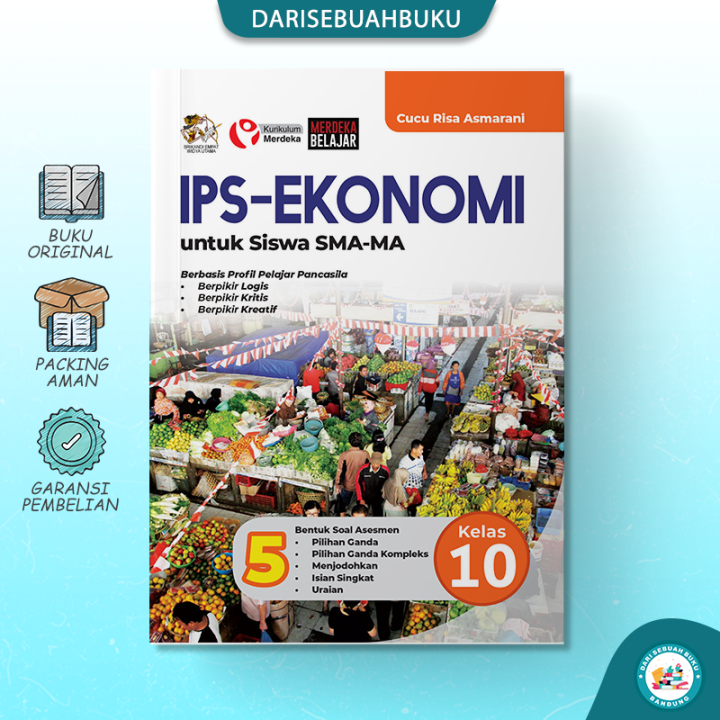 Buku IPS - EKONOMI SMA Kelas 10 - 11 - 12 - Kurikulum Merdeka | Lazada Indonesia