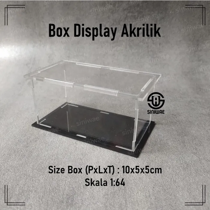 Box Display Akrilik Diecast Kotak Acrylic 10x5x5cm Showcase Action ...