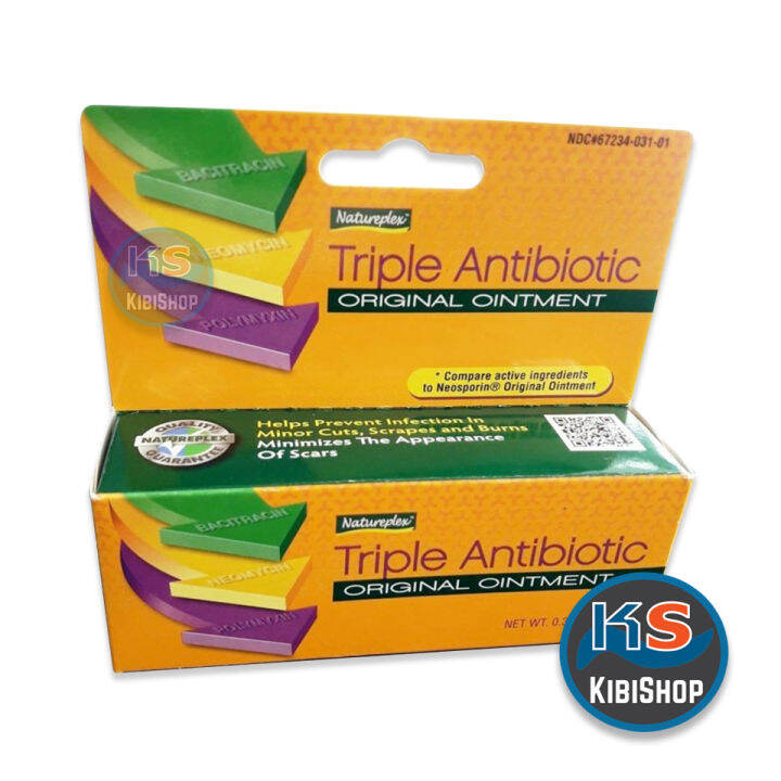 Natureplex Triple Anti-biotic Original Ointment 9.4g for Minor Cuts, Scrapes and Burns, First ...