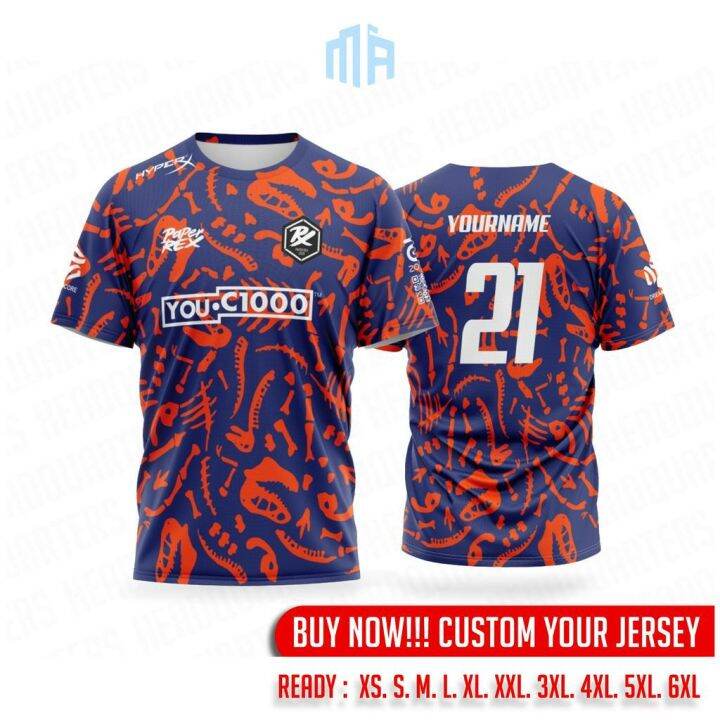 Jersey Gaming PRX Paper REX valorant esport Kaos Custom Full Printing ...