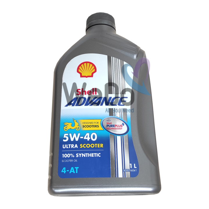 Shell Advance Ultra Scooter 5w40 1L Oli Motor Matic Nmax Aerox 1000ml ...