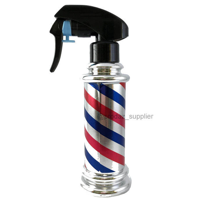 Botol Spray Semprotan Pangkas Rambut Alat Barber Shop Salon Silver ...