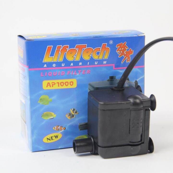 Lifetech Ap-1000 ปั๊มน้ำ ปั๊มน้ำตู้ปลาขนาดเล็ก 400L/Hr | Lazada.co.th
