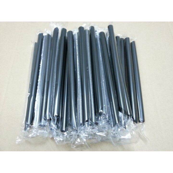 ♗INDIVIDUALLY PACK BLACK TAPIOCA STRAW or BOBBA STRAW | Lazada PH