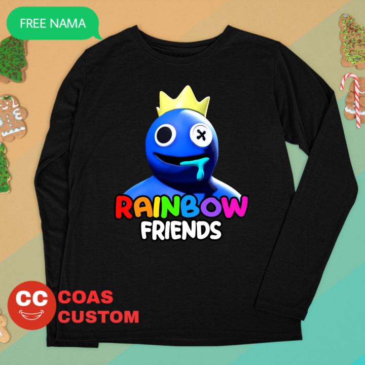 BAJU RAINBOW FRIENDS KAOS ANAK LENGAN PANJANG | Lazada Indonesia