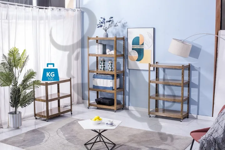 KALABAW 50x40x120x4L color WOOD boltless ranking system storage racking ...