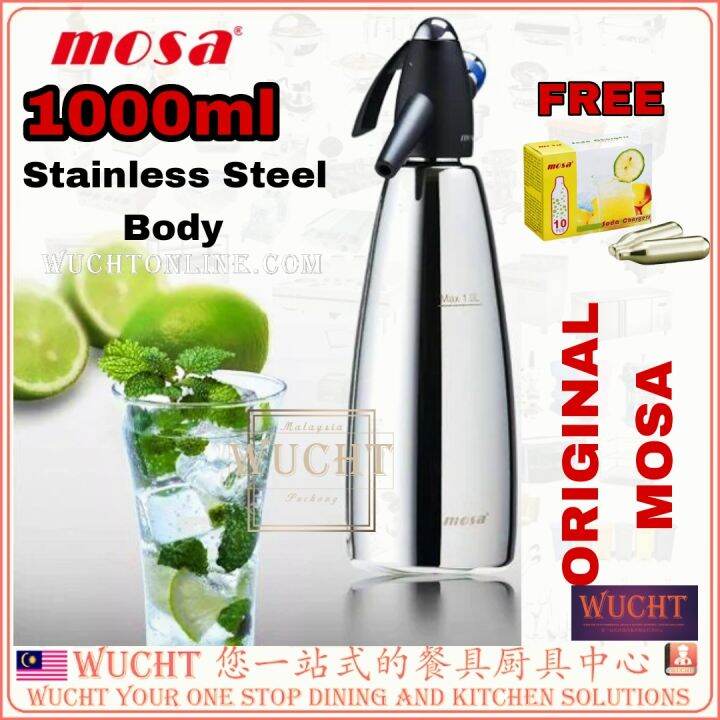 【WUCHT】 *ORIGINAL MOSA* MOSA SODA SIPHON MOSA SODA MAKER 1000ml ...