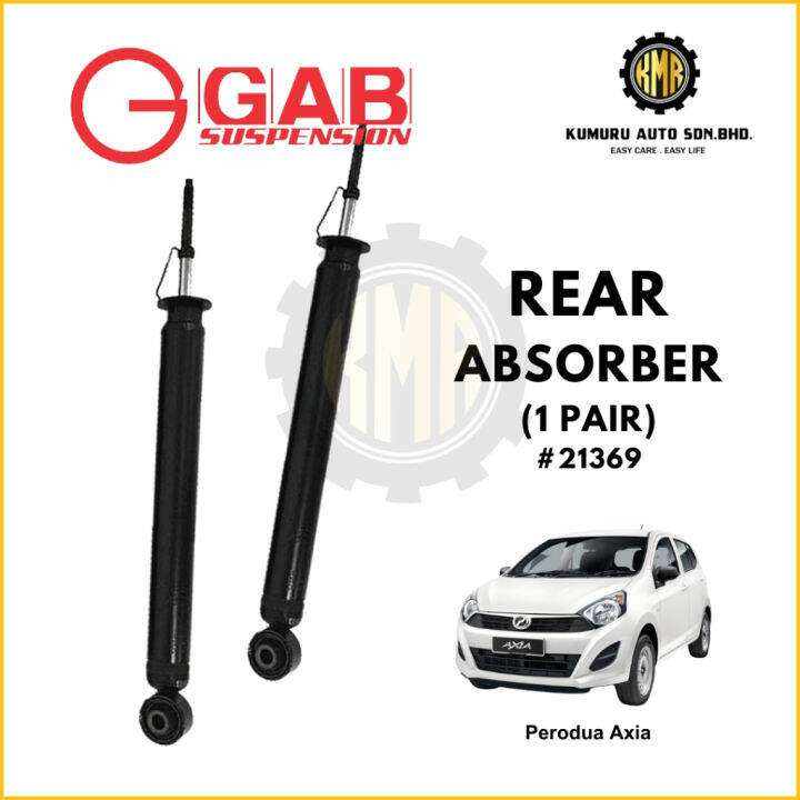 (1@Pair) GAB Gas Rear Absorber Perodua Axia Bezza | Lazada