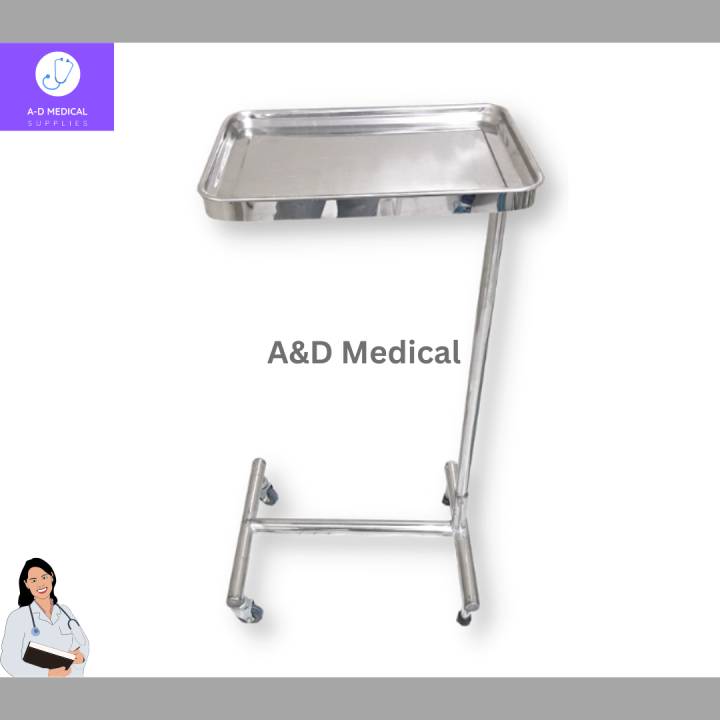 Mayo Table Stainless (For Medical) | Lazada PH