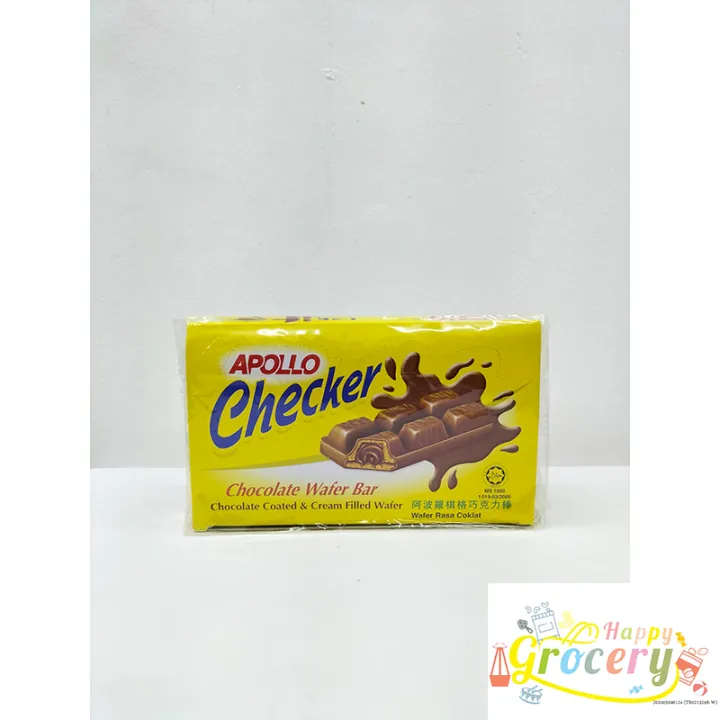 Apollo Checker Chocolate Wafer Bar (18g x 24pcs) | Lazada
