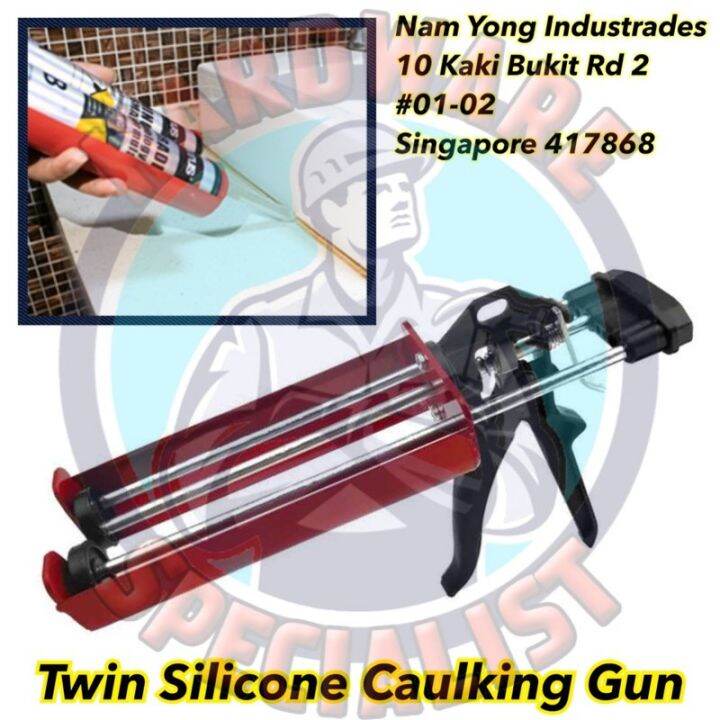 Twin Silicone Cartridge Caulking Gun (Dual Epoxy Gun) | Lazada Singapore