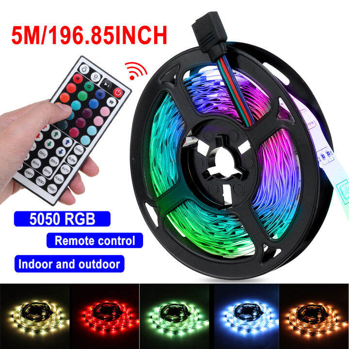 44 Key Remote Control Rgb Wifi Led Strip Light 5m Rgb Light Strip Lazada