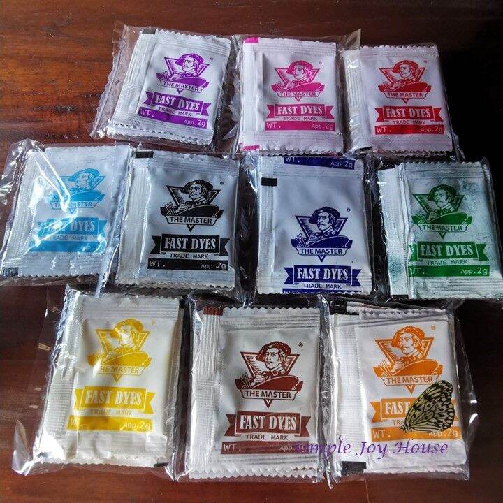 (5PCS) FAST DYE COLOR POWDER / JOBOS / JUBUS / JOBUS / JUBOS / FOR ...