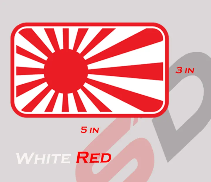 JDM Flag Logo Design Sticker | Lazada PH