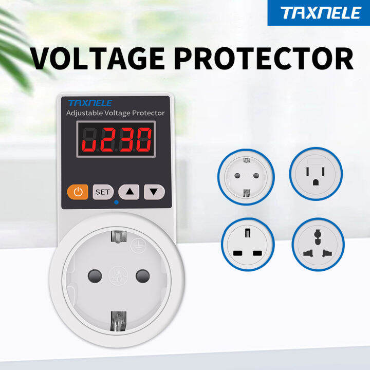 Automatic Device Voltage Protector 16A 220V 3500W Socket type Switches ...