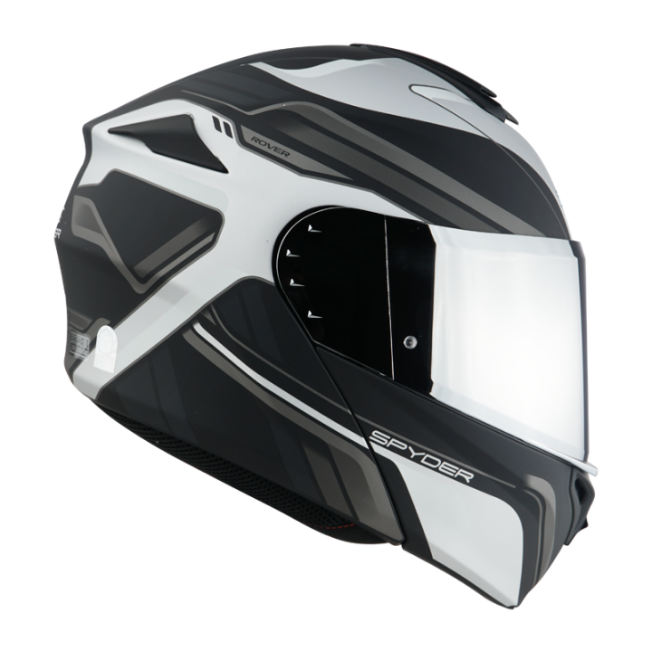 Spyder Rover GD S1 - ZENITH Modular Dual Visor Helmet (FREE Clear Visor ...